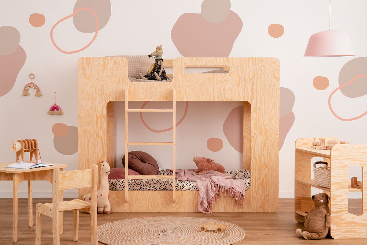 Dizajnerski krevet na kat Leo - banaby.hr